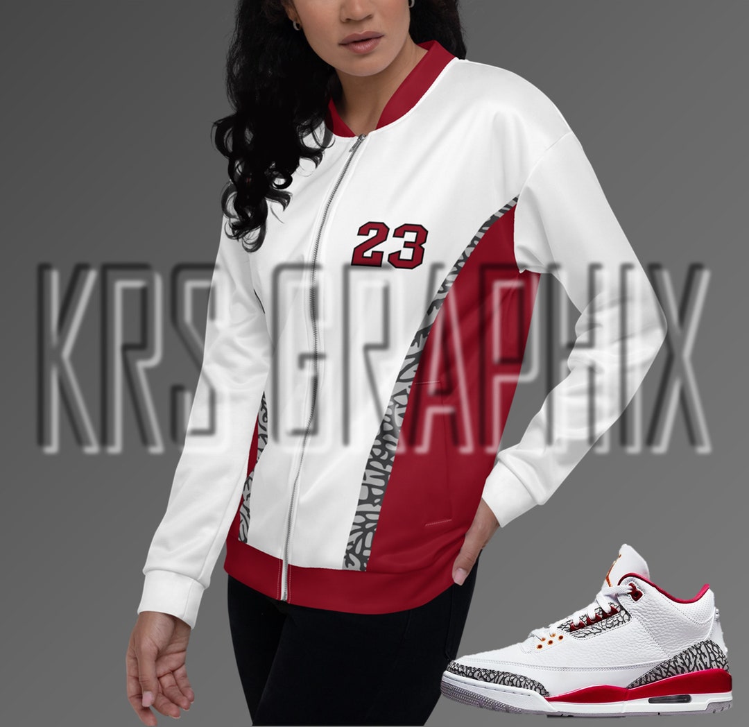 Cardinal Jacket | Cardinal 3 Jacket | Cardinal 3s Jacket | Jordan 3 ...