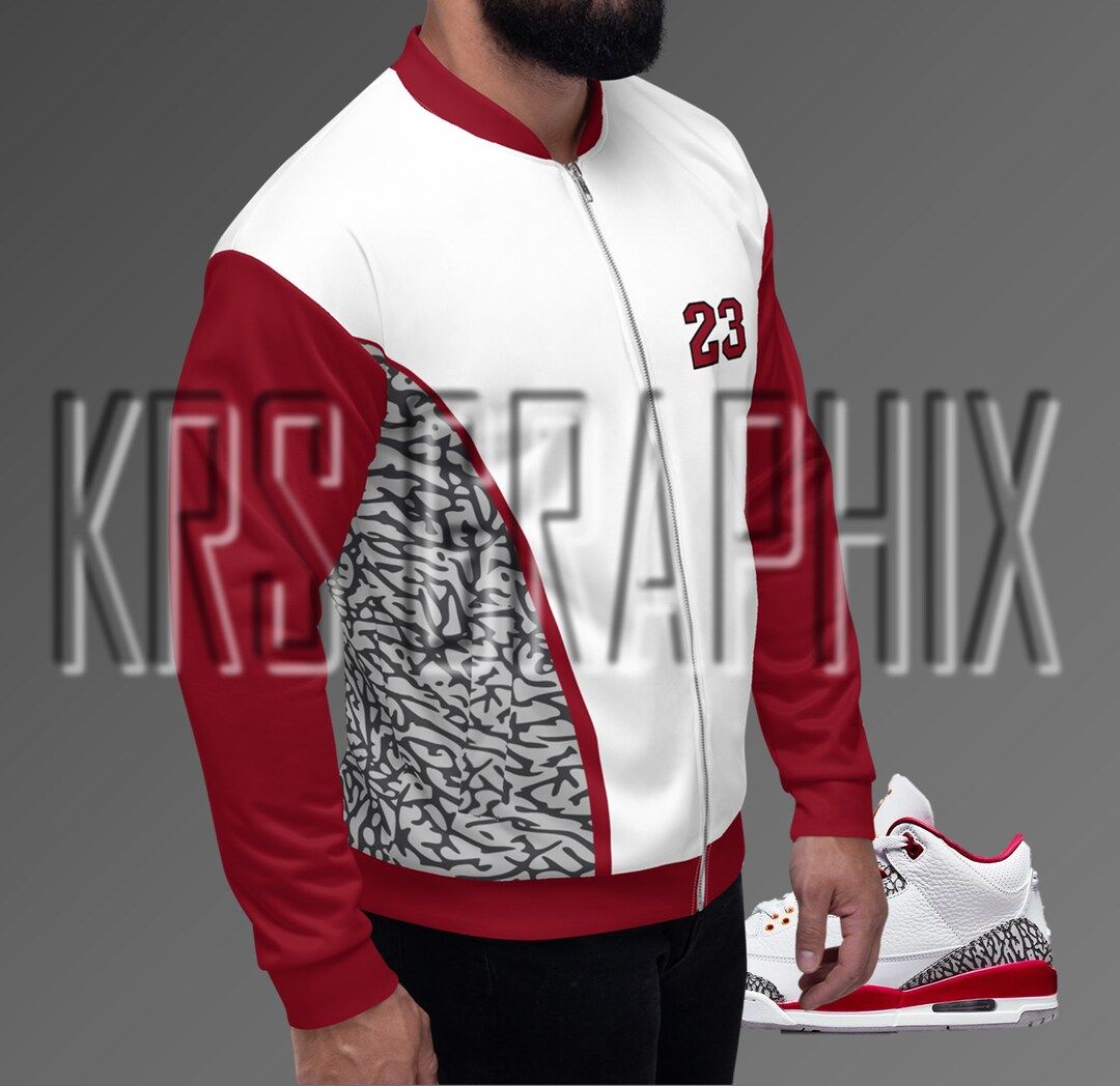 Cardinal Jacket | Cardinal 3 Jacket | Cardinal 3s Jacket | Jordan 3 ...