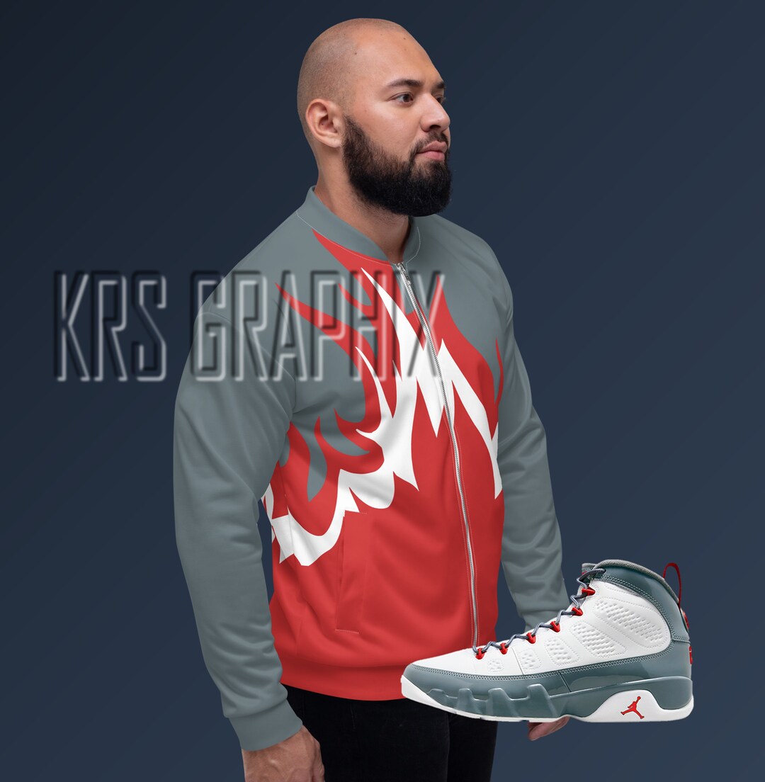 Fire Red Jacket | Fire Red 9 Jacket | Fire Red 9s Jacket | Jordan 9 ...