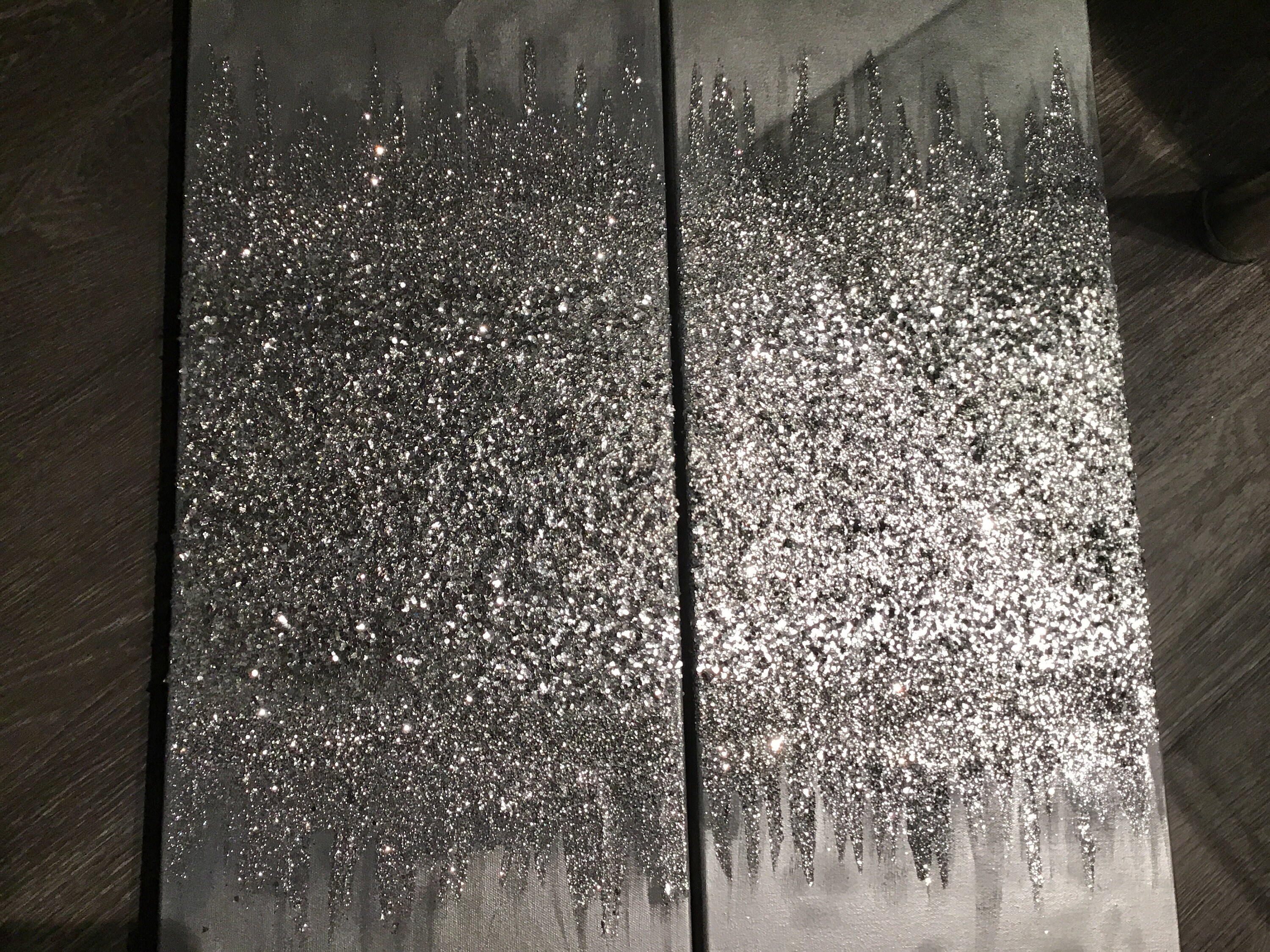 Lux Glam Glitter Wall Decor - Etsy