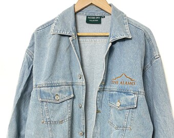 Texas Denim Jacket | Etsy