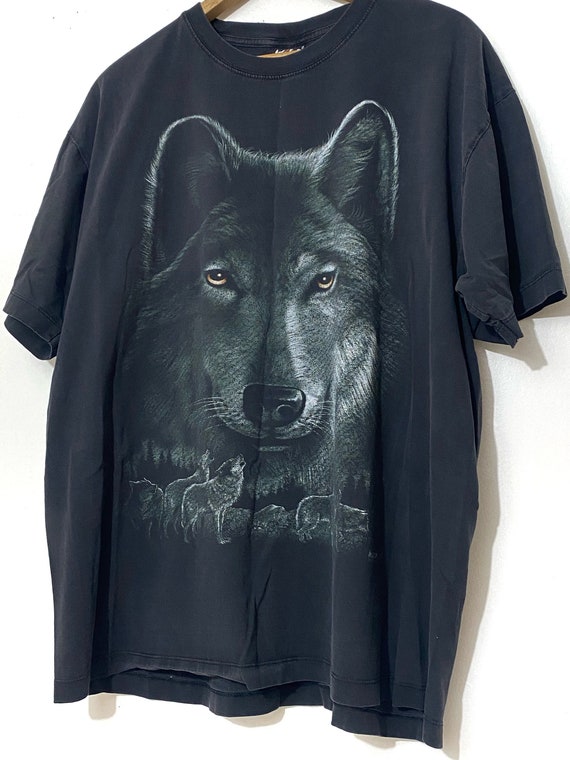 Rare!! Vintage 90s Wolf man American Horror Film Movi… - Gem