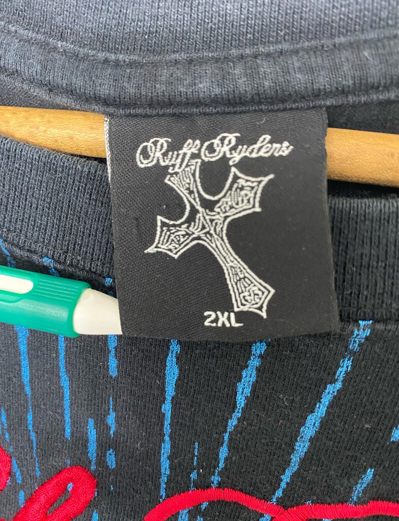 Vintage Very Rare 2000s Ruff Ryders Long Sleeve T-shirt Dmx All Over ...