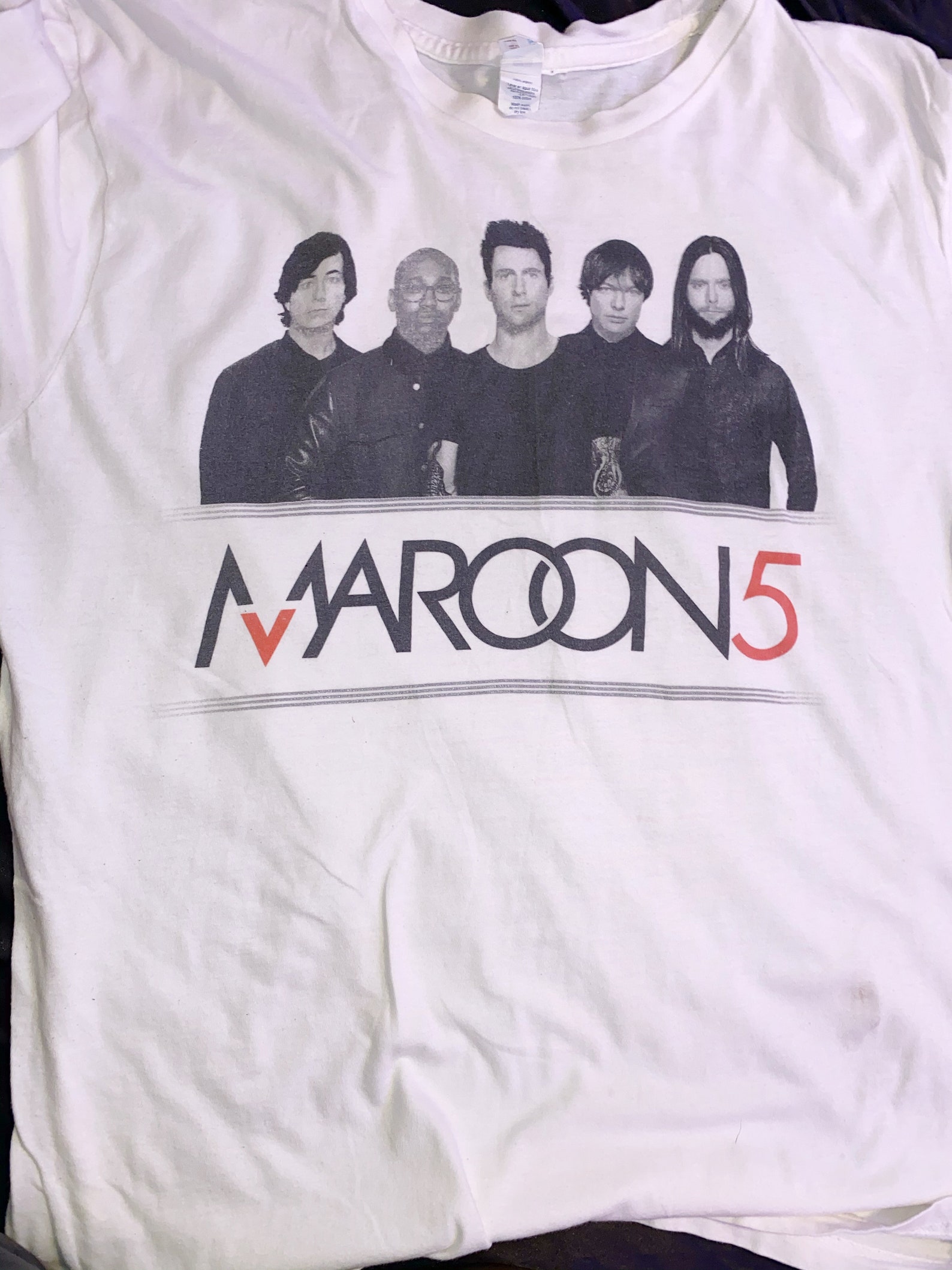 BUNDLE 3 Different Vintage Maroon 5 Tour Concert T-shirts - Etsy