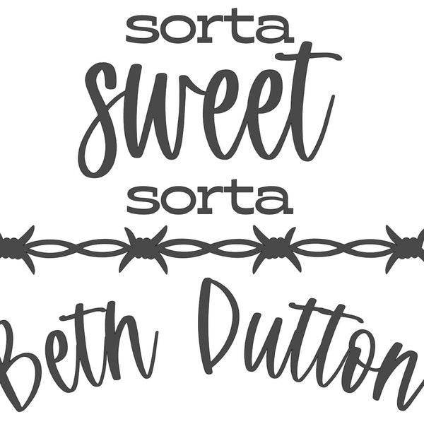 Beth Dutton Svg - Etsy