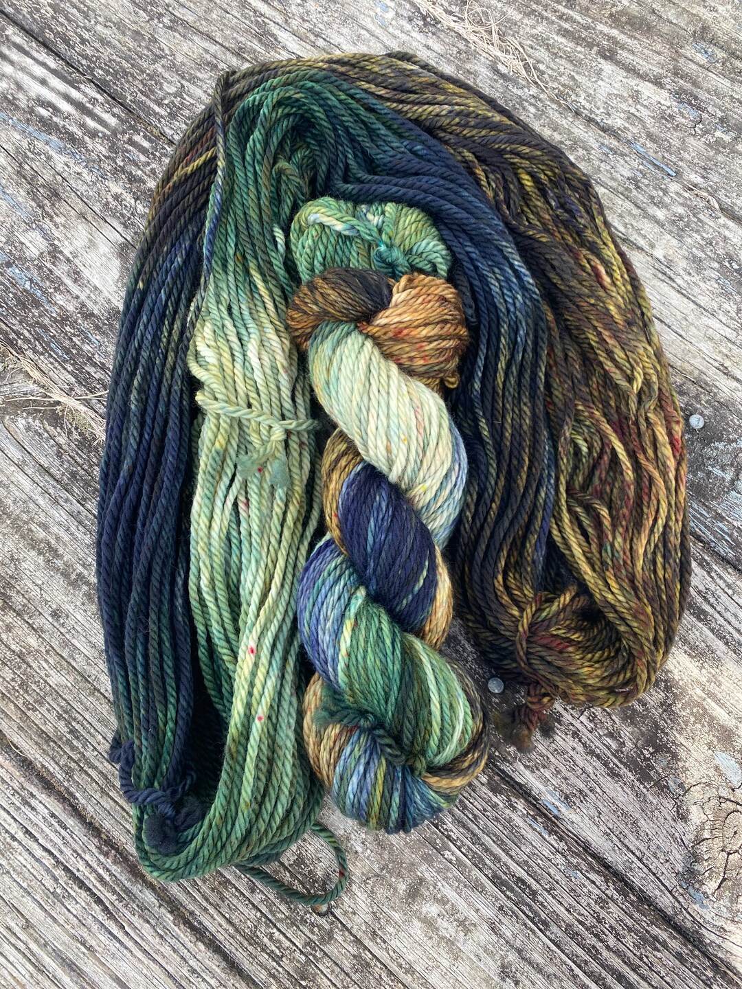 The Back Mountain Bulky Superwash Merino Wool, 3-ply, Hand Dyed Yarn ...