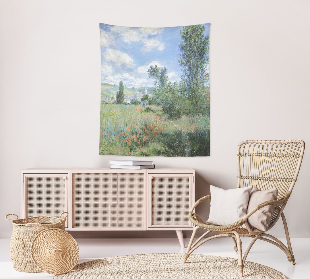 Claude Monet Tapestry Wall Hanging | Monet Decor Artwork | Artistic ...