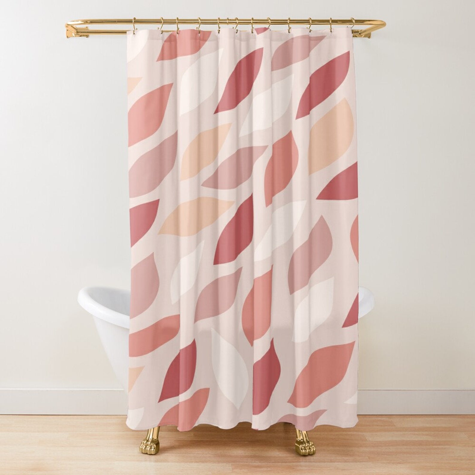 Abstract Shapes Shower Curtain Minimalist Curtain Abstract - Etsy