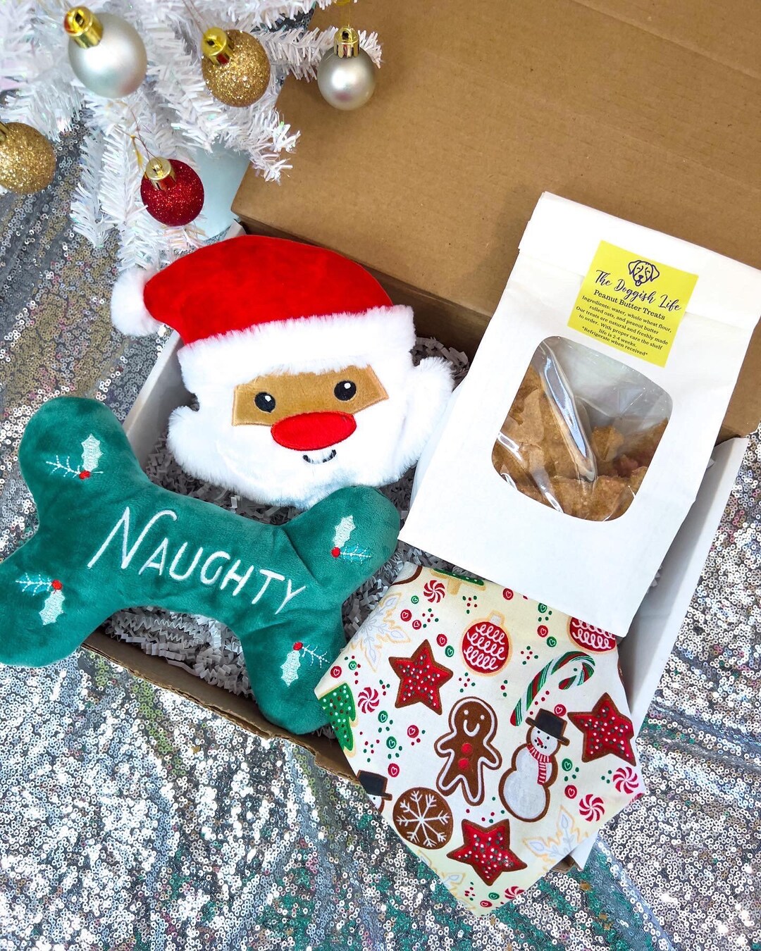 Dog Box, Puppy Box, Dog Christmas Gift, Dog Mom Gift, Dog Christmas ...