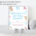 Pregnancy Announcement Template, Baby Shower Welcome Sign Template ...