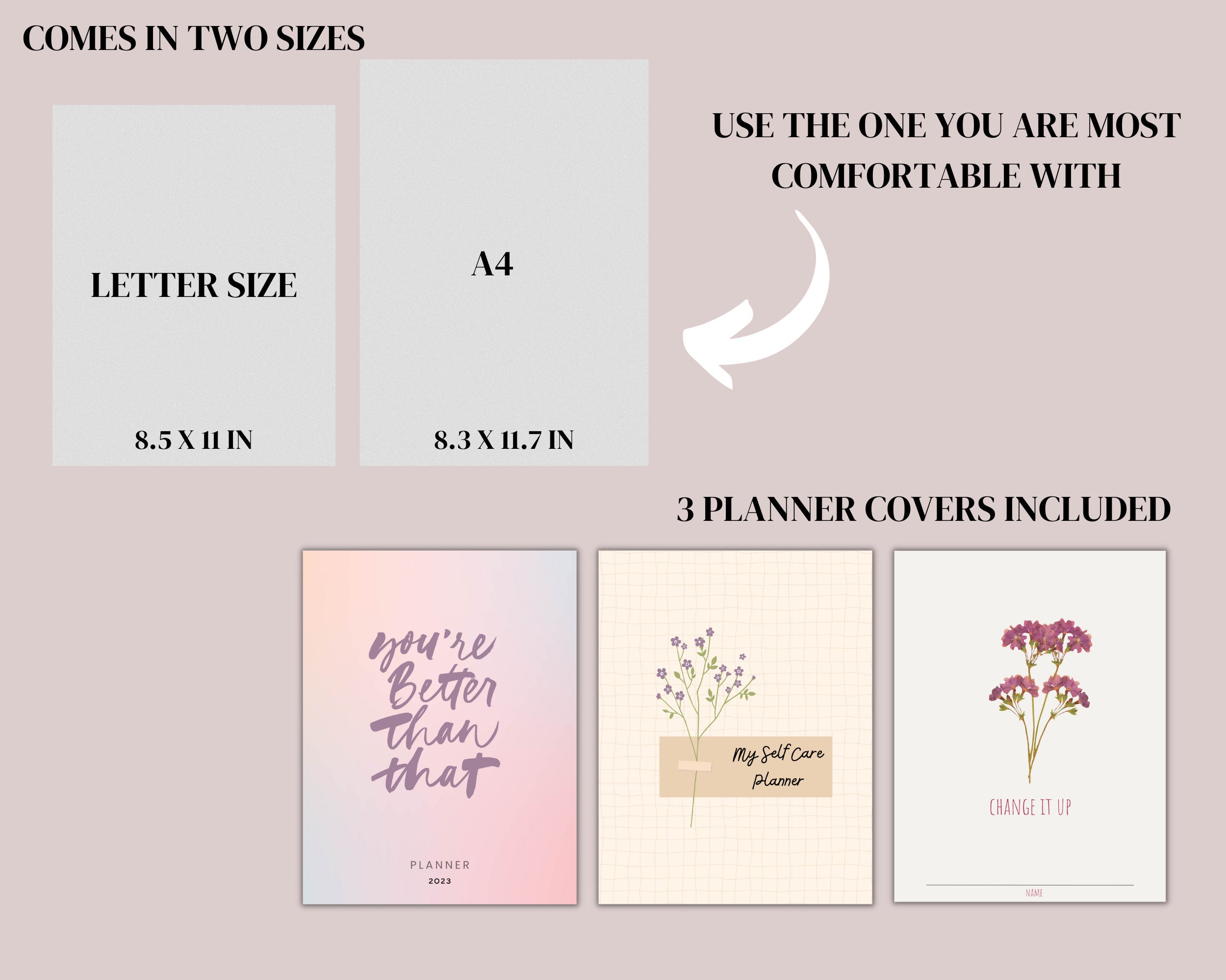 Self Care Planner Printable Worksheets, Self-care Journal, Mental ...