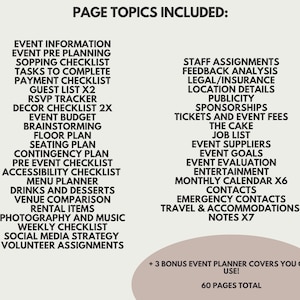 Event Planner Guide, Canva Event Planner Digital Download, 50+ Page ...