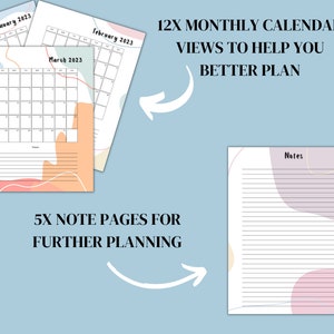 Teacher Planner 2023 Printable Pages, Academic Planner, Lesson Plan ...