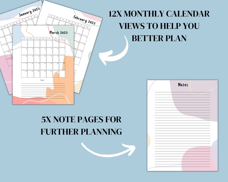 Teacher Planner 2023 Printable Pages, Academic Planner, Lesson Plan ...