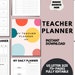 Teacher Planner 2024, Education Template Printables, Digital Download ...