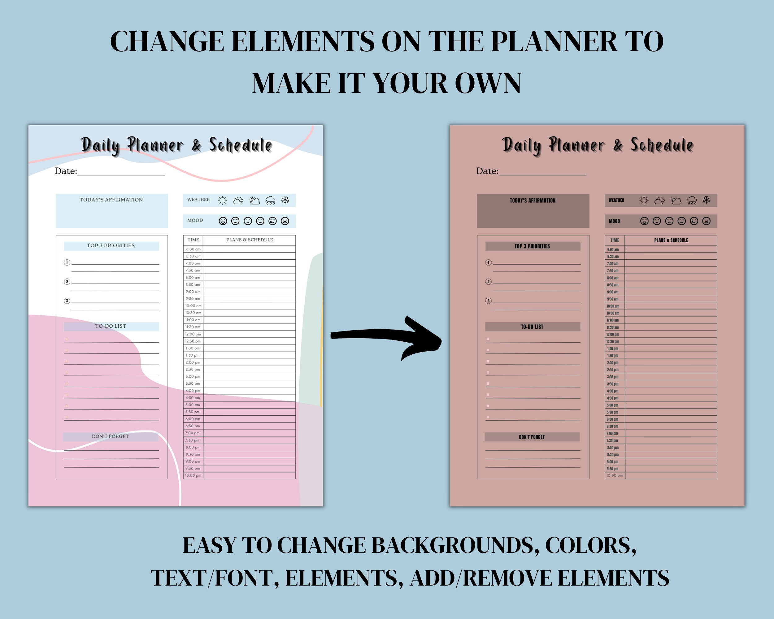Teacher Planner 2023 Printable Pages, Academic Planner, Lesson Plan ...