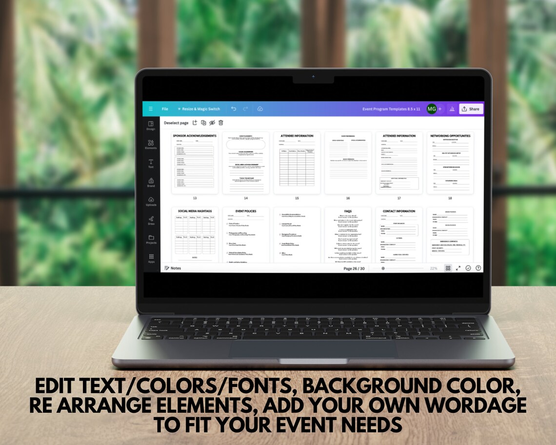 Event Planner Template Bundle, Event Planning, Event Planner Logo ...