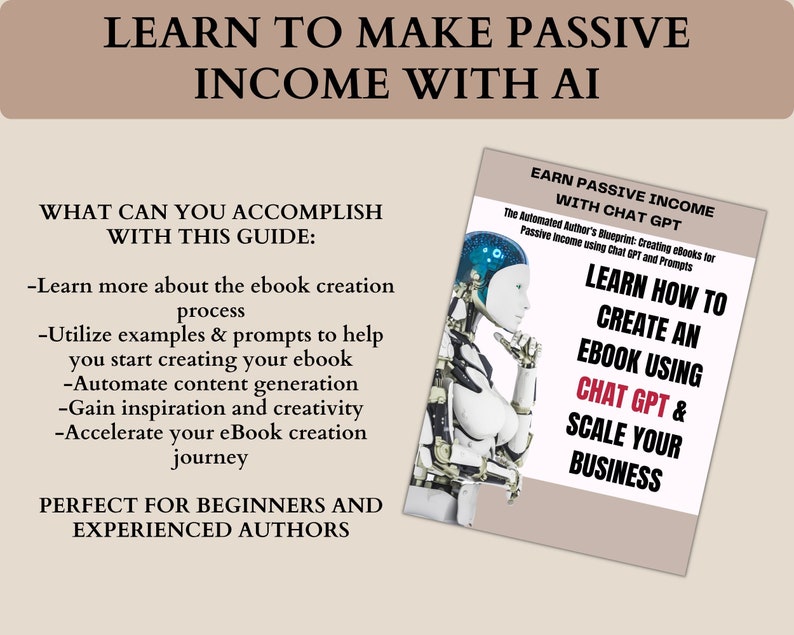 How To Create An Ebook Using Chat Gpt Prompts Passive Income Chatgpt