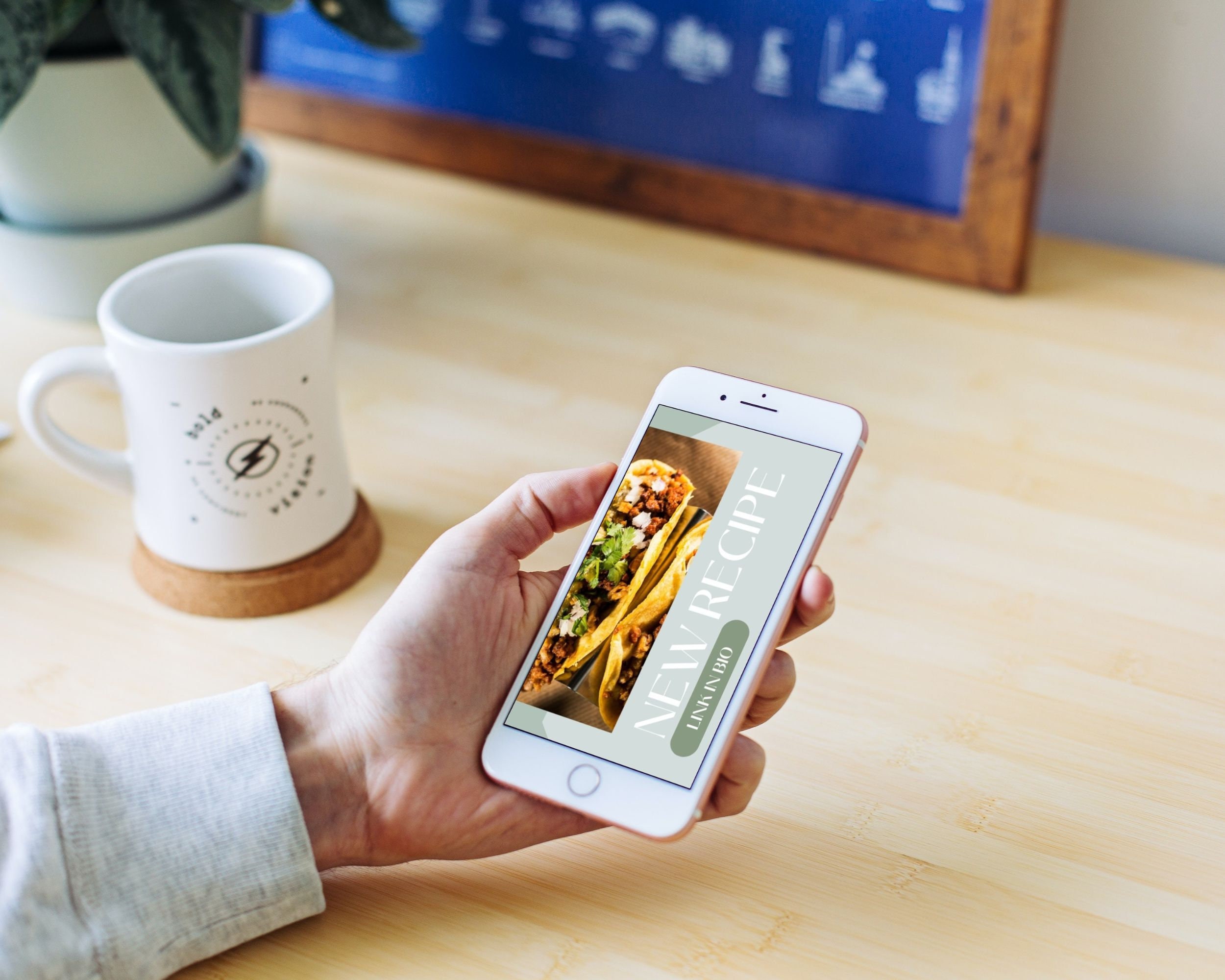 Healthy Food Instagram Posts, Bakery Post Templates, Canva Editable ...