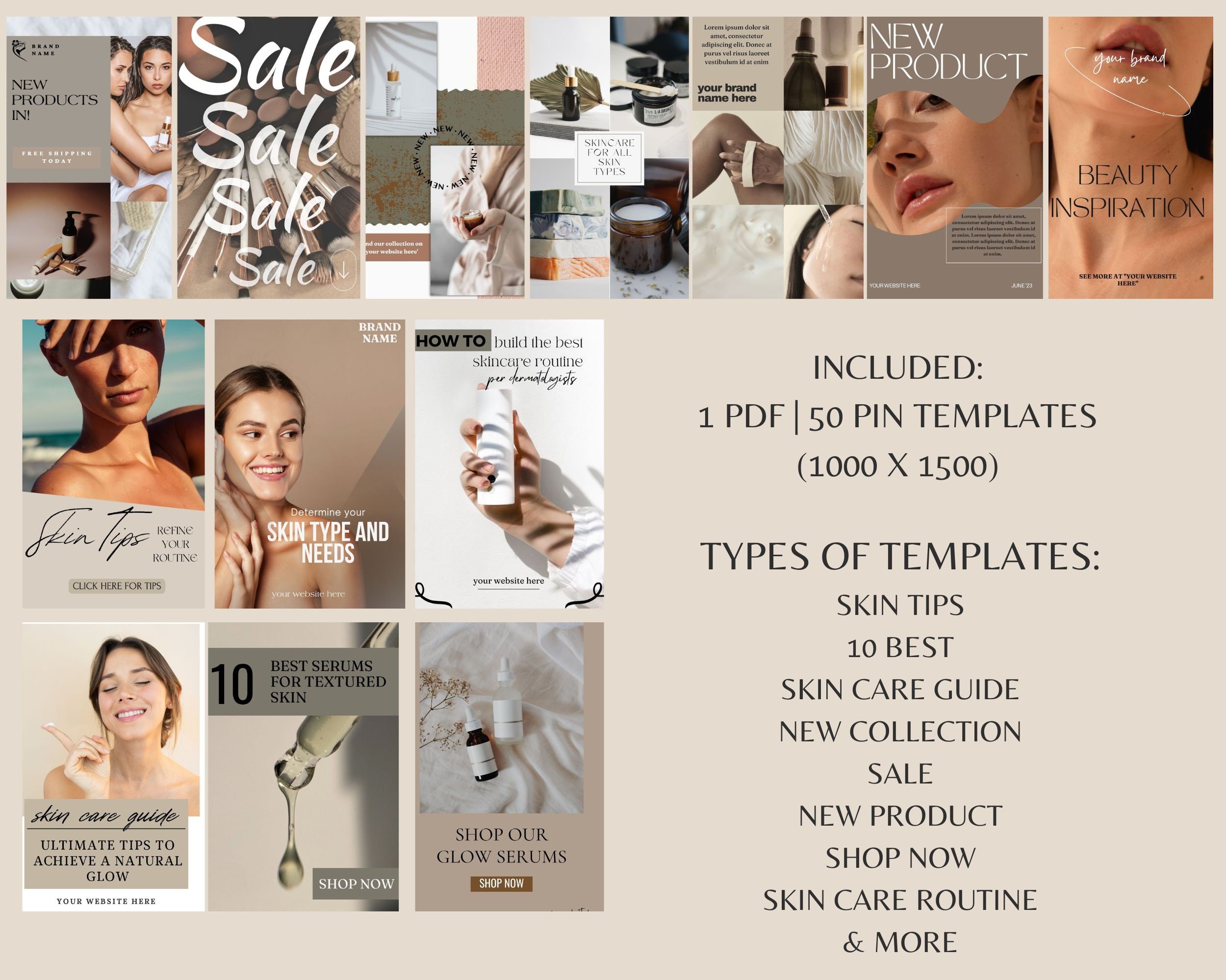 Editable Pinterest Pin Templates Pinterest Canva Templates Pinterest ...