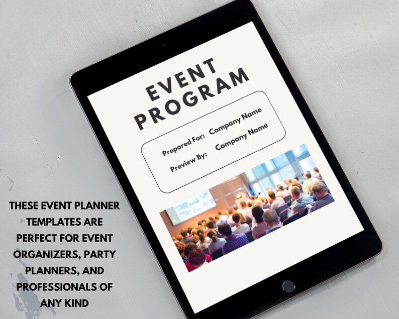 Event Planner Template Bundle, Event Planning, Event Planner Logo ...