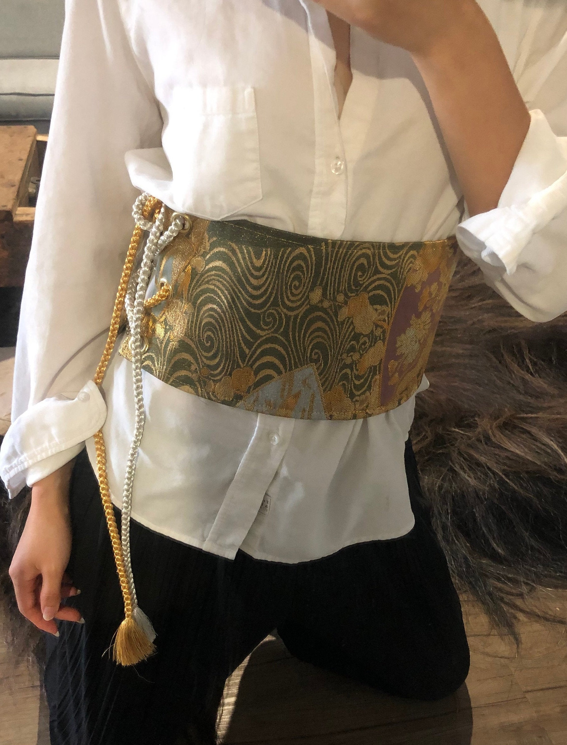 Kimono OBI Belt - Etsy