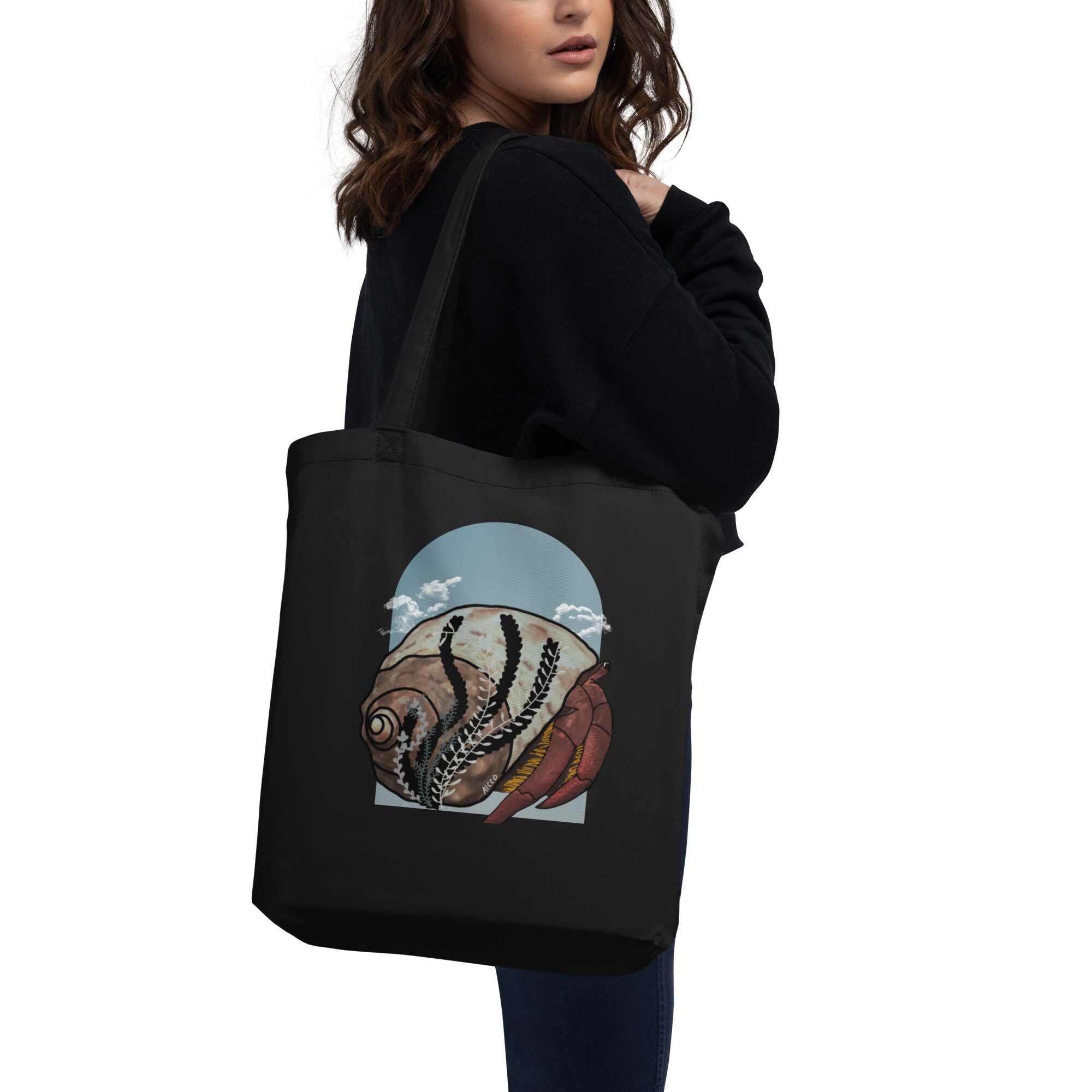 Fuze and Loba Hermit Crab Eco Tote Bag - Etsy