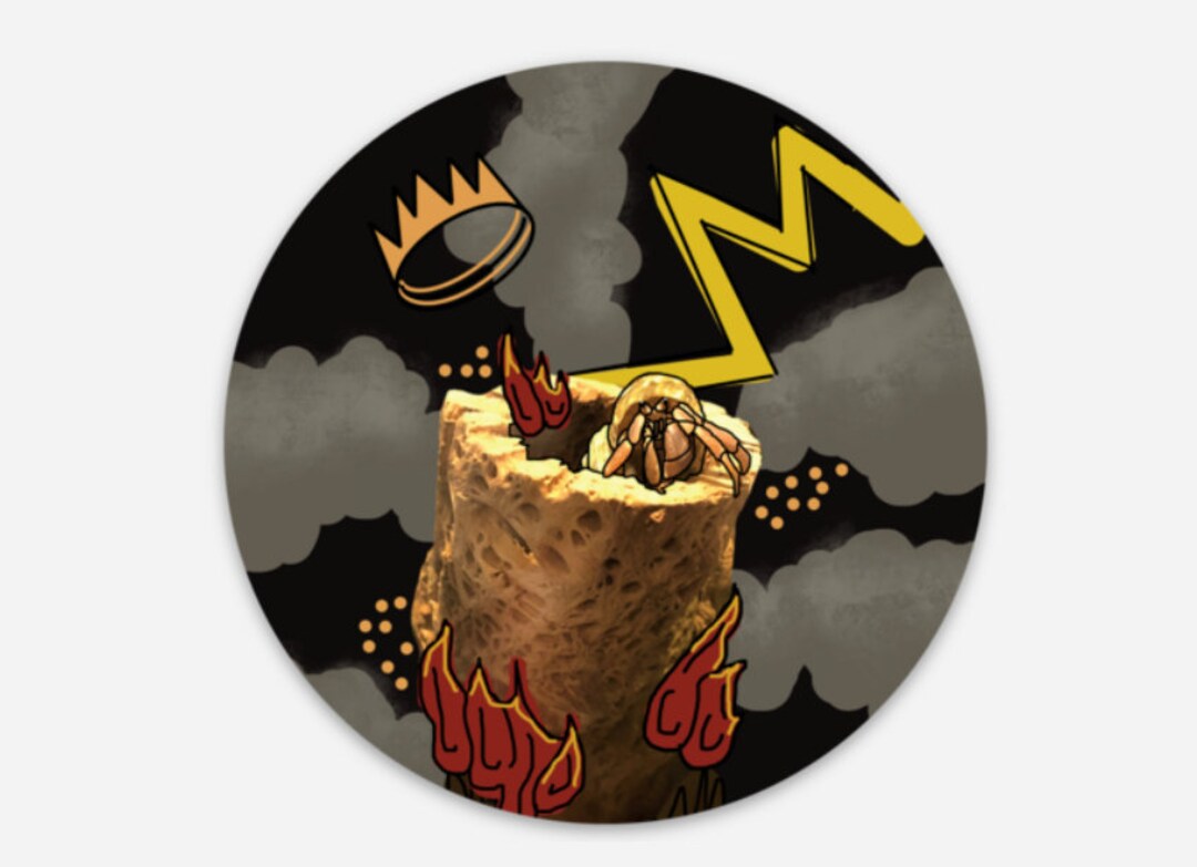 The Hermit Crab Tarot Tower Sticker deck Kickstarter Starts 7/7/2023 - Etsy