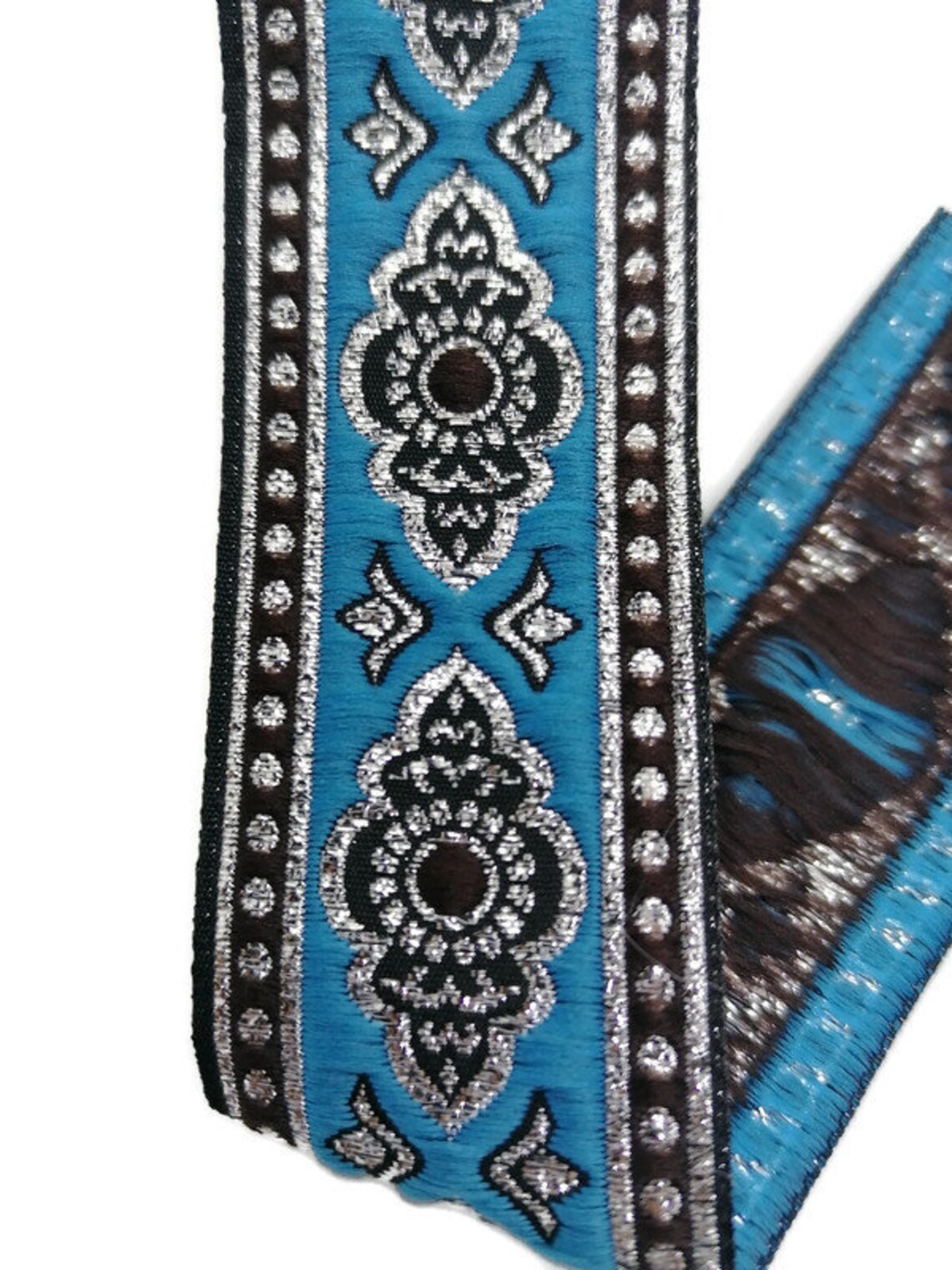 25mm Colorful Medieval Motive ribbon 0.98 inches | Etsy