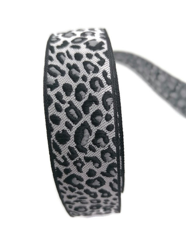 35mm Leopard Pattern Ribbons 137 Inch Jacquard Ribbons - Etsy