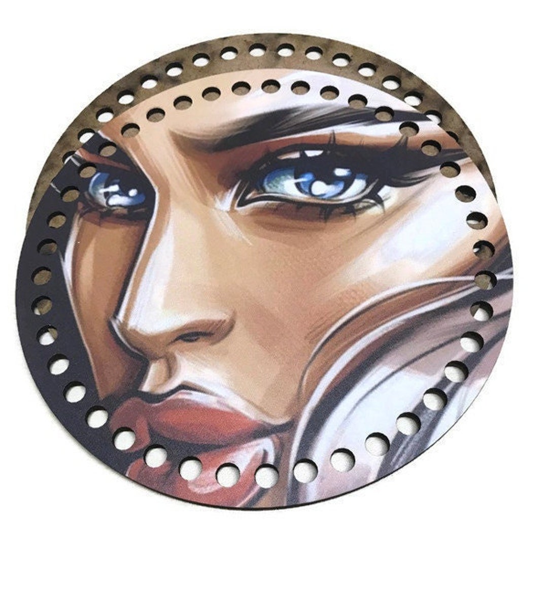 Set of Round Wooden Bottoms,for Bag Making Wood and Printed Bag Base ...