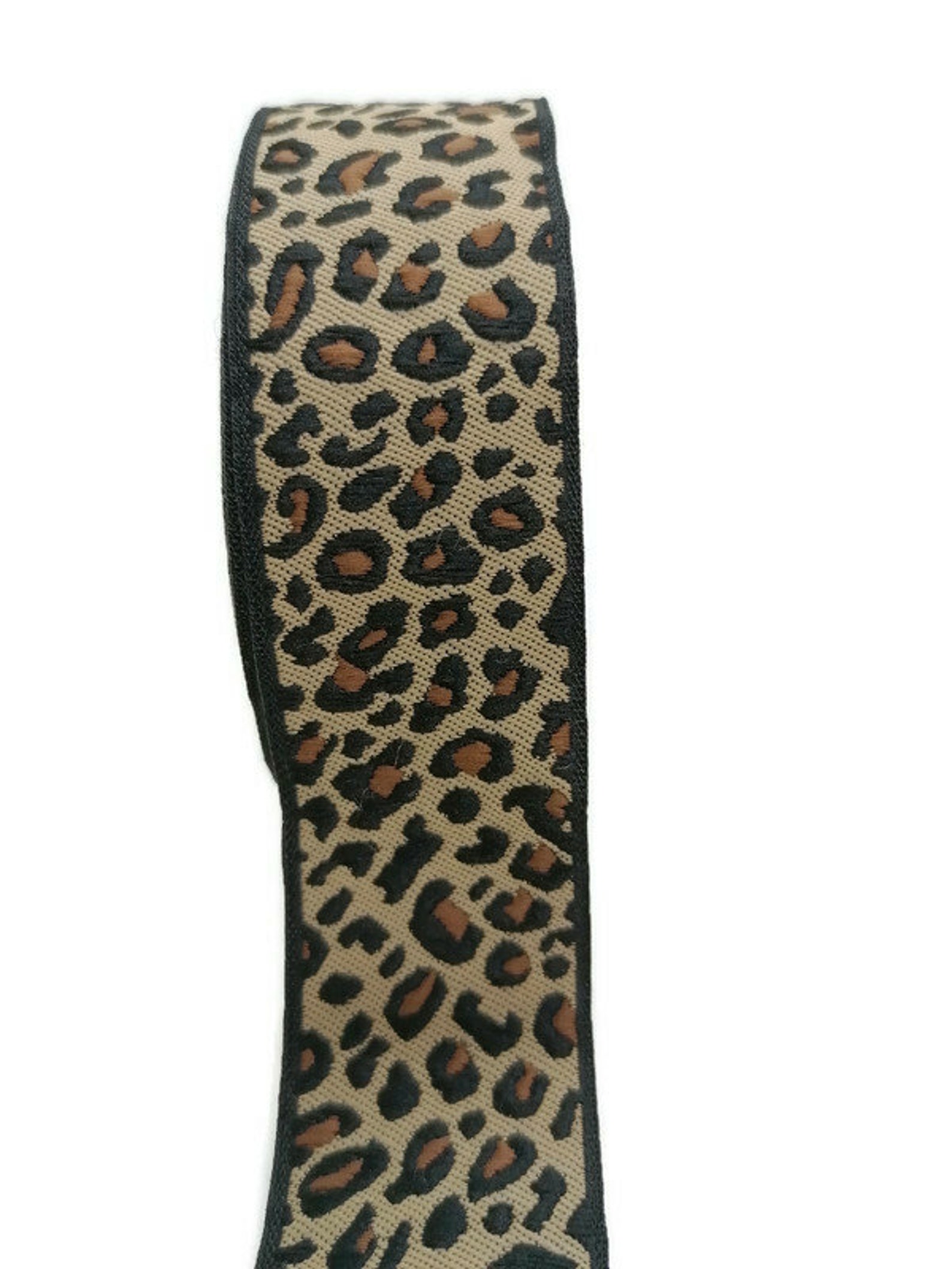 35mm Leopard Pattern Ribbons 137 Inch Jacquard Ribbons - Etsy