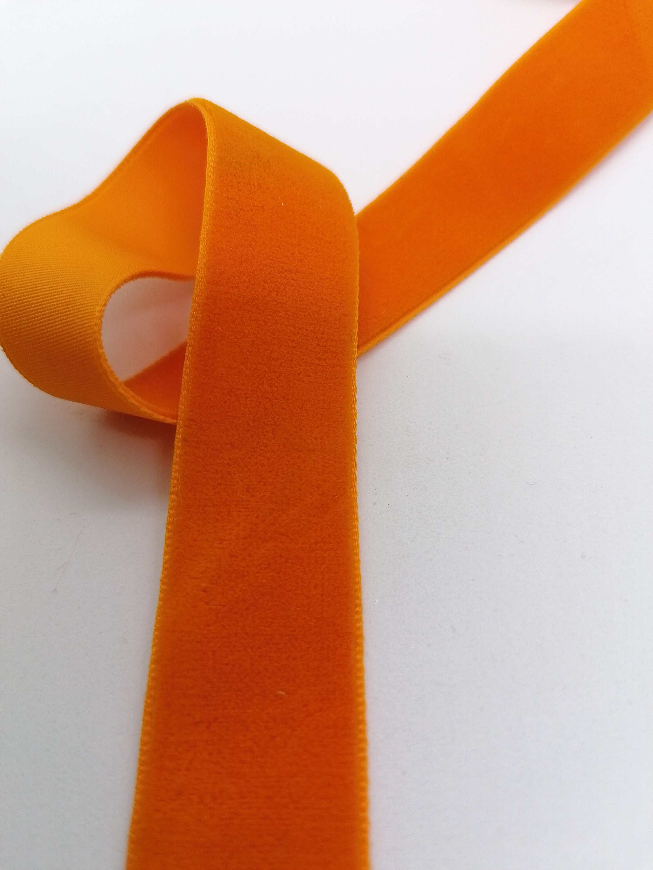 20 Mm Orange Velvet Ribbon 0.79 Inch Embroidered Trim Orange - Etsy UK