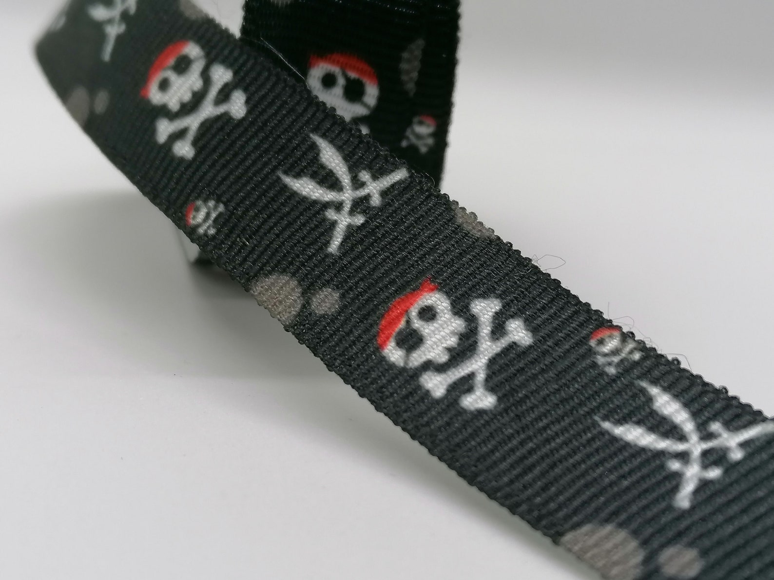 20mm Black Grosgrain ribbons 0.78 inches Pirate ribbon | Etsy