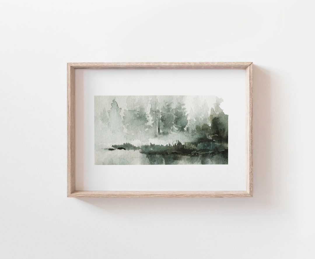 Kansas Wall Art, Watercolor State Print, Wall Art for Cabin, Nature ...