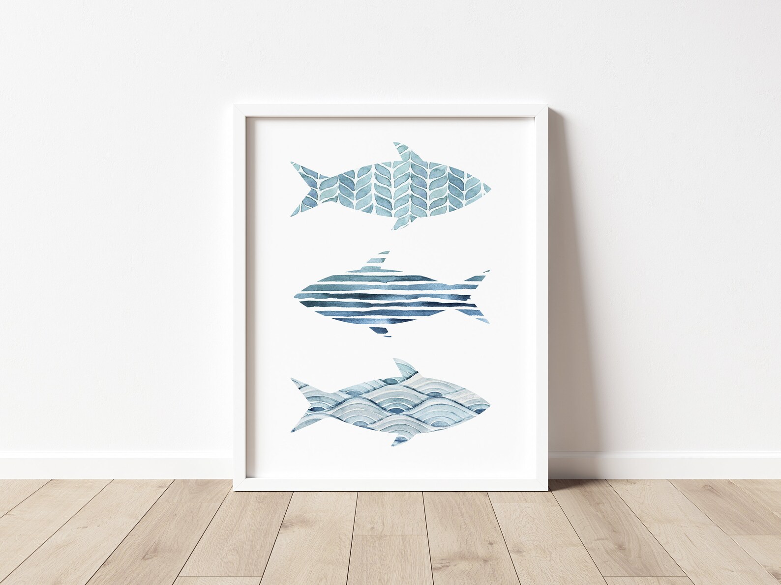 Watercolor Fish Print Fish Print Wall Art Wall Art for - Etsy