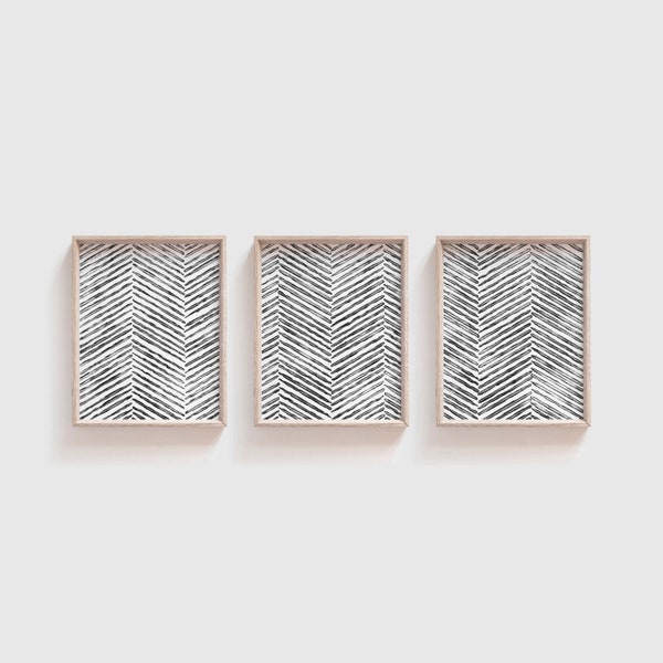 Chevron Art Print - Etsy