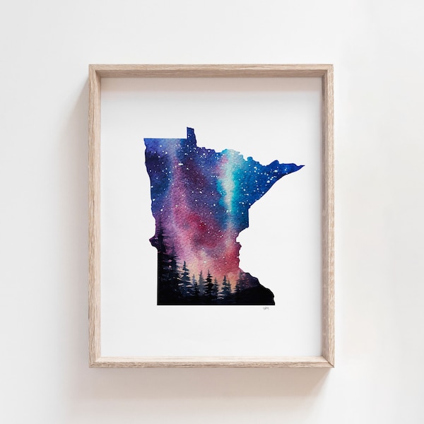 Minnesota Print - Etsy
