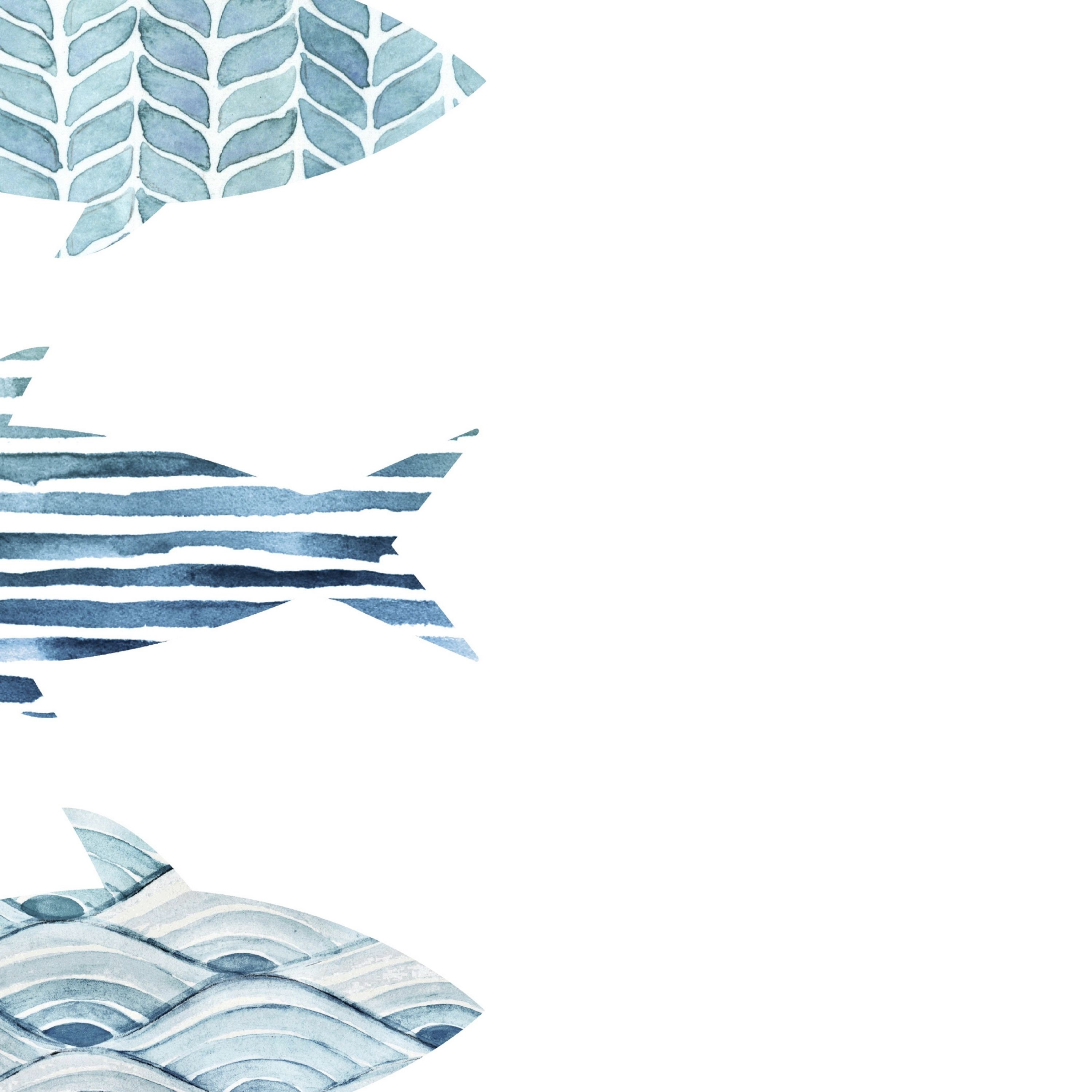 Watercolor Fish Print Fish Print Wall Art Wall Art for - Etsy