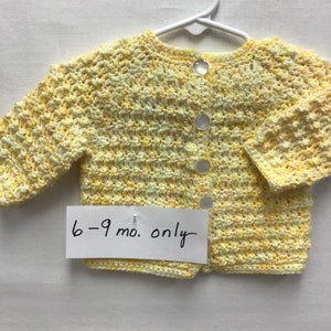 Hand Knit Baby Sweater - Etsy