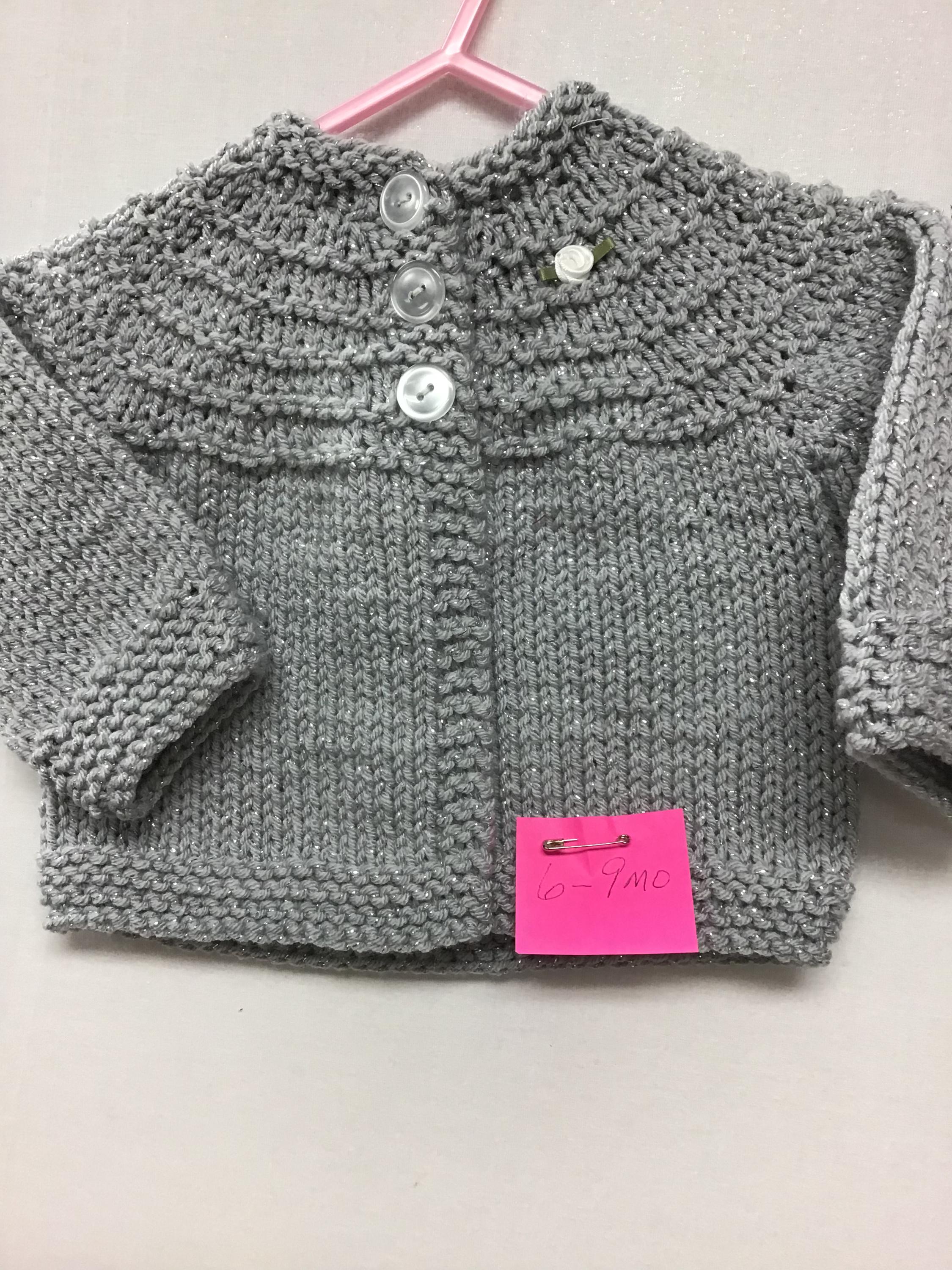 Hand Knit Baby Sweater - Etsy
