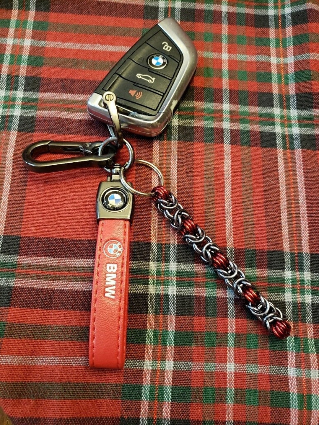 Custom Car Keychains, Custom Color Keychain, Chainmail Keychain - Etsy