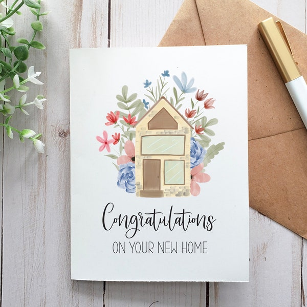 Printable Card New House - Etsy