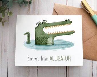 See You Later Alligator - Etsy