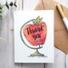 Thank You Teacher Apple Card, Printable Card, Digital Card, Teacher ...