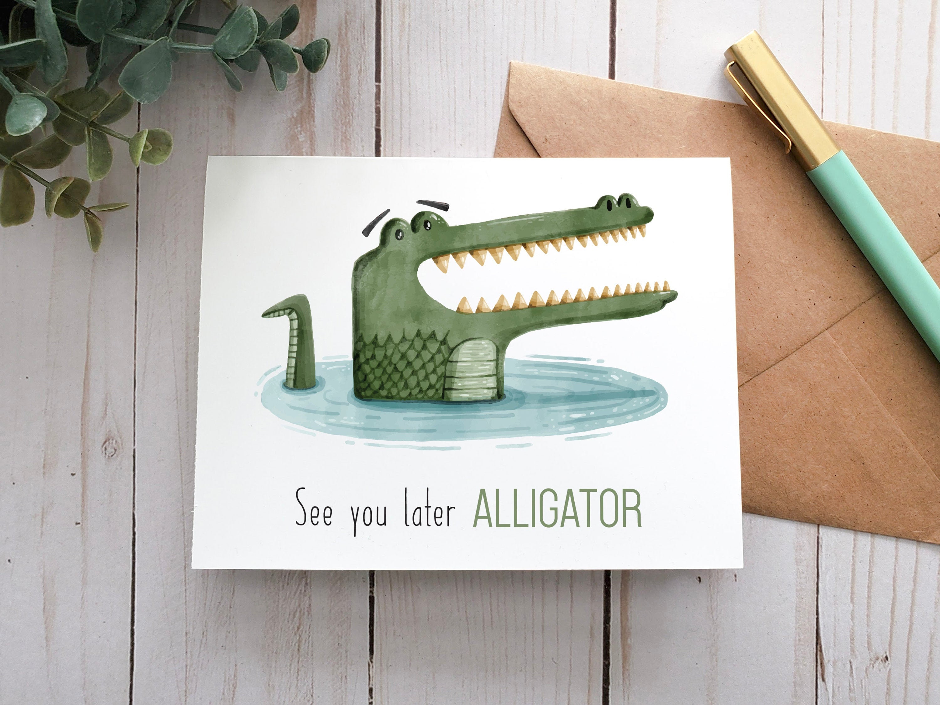 See You Later Alligator Printable