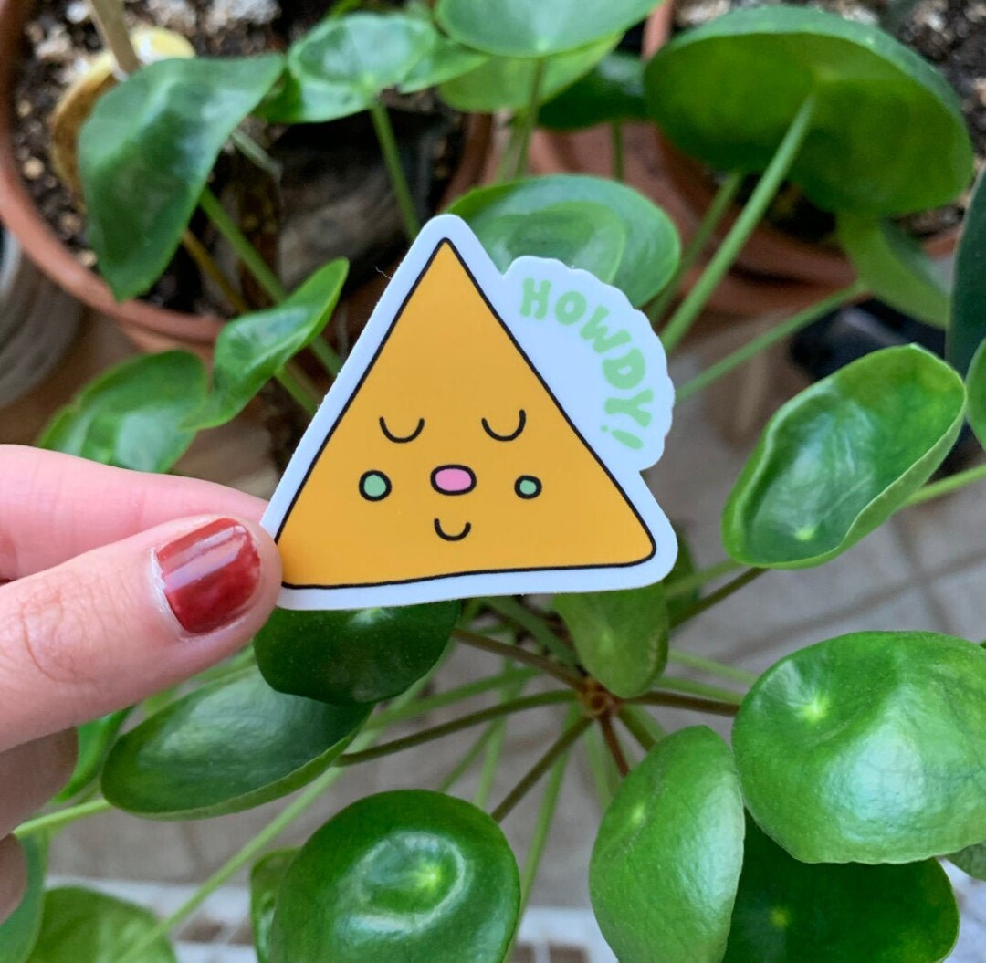 Triangle Boi Vinyl Sticker Howdy Vinyl Sticker Vinyl Sticker for ...