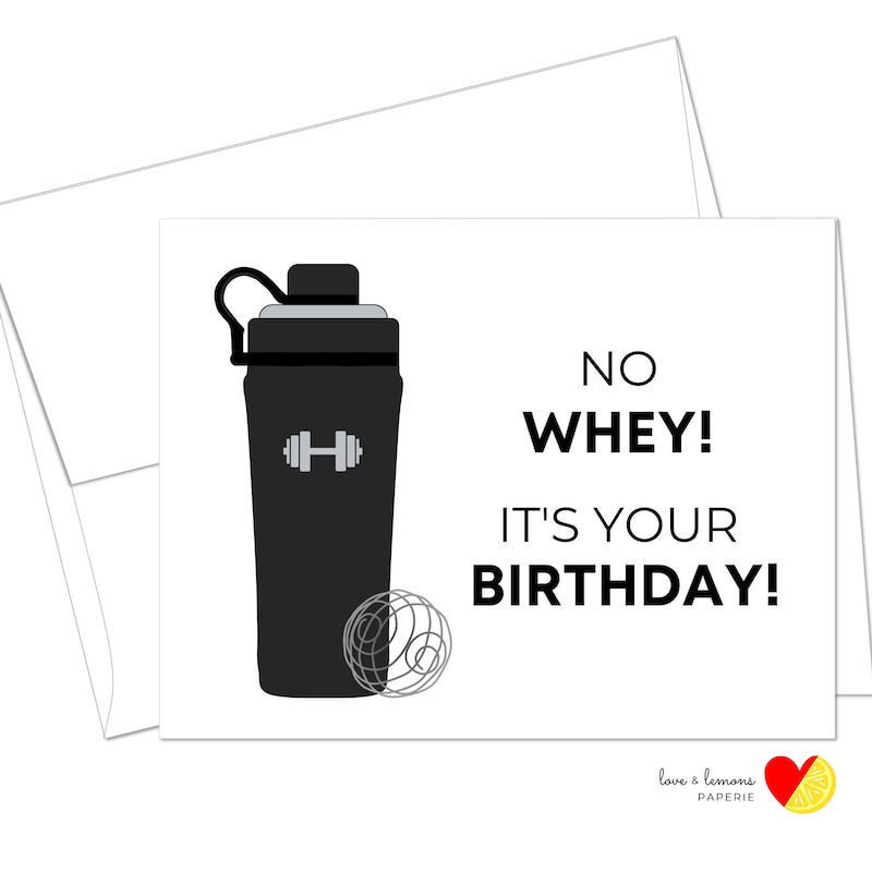 Workout Happy Birthday Card - Etsy