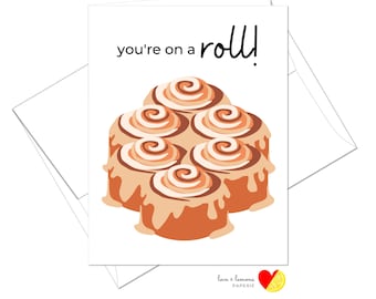 Roll on Card - Etsy