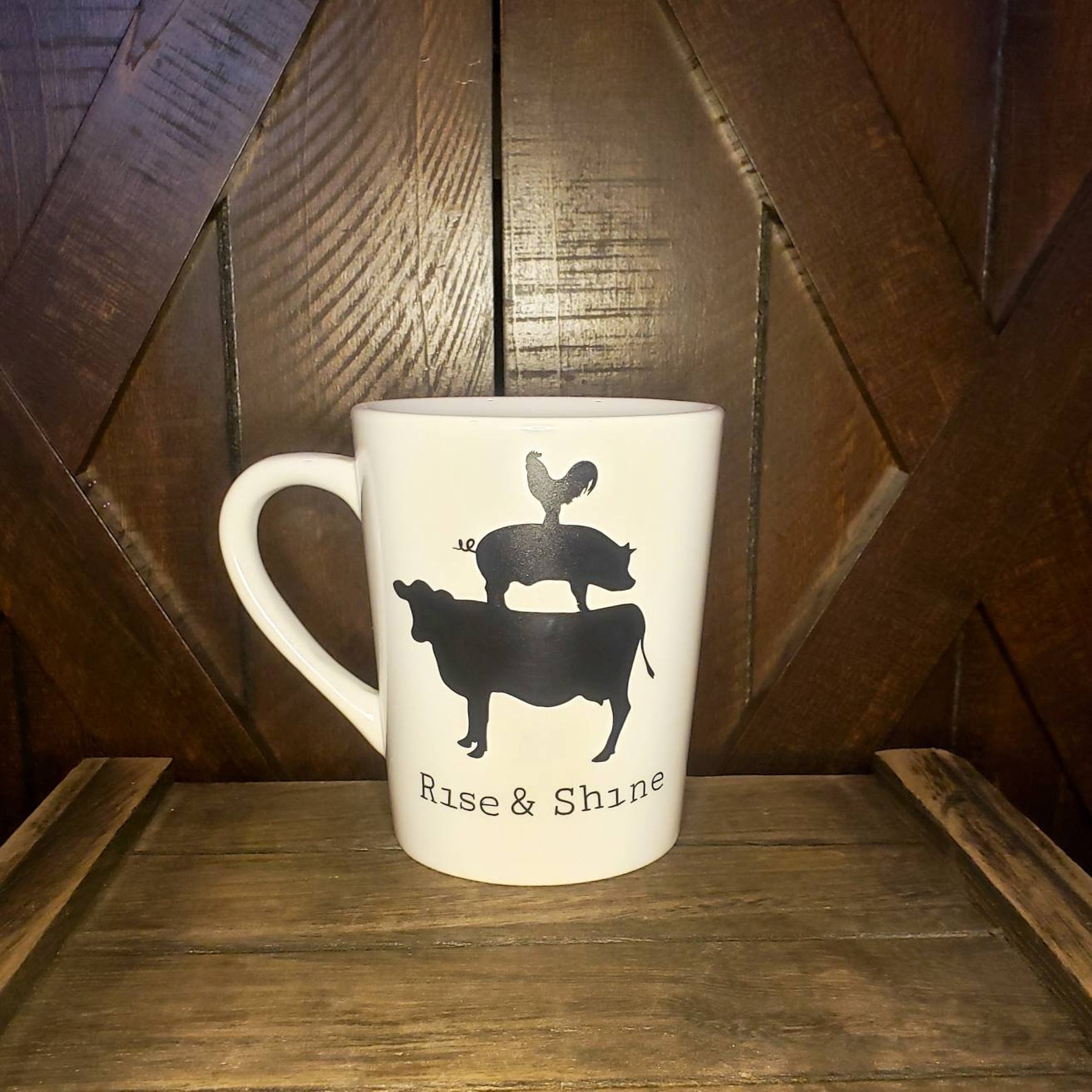Farm Coffee Cups Farmhouse Mugs Cute Farm Mugs Farm Lover Etsy